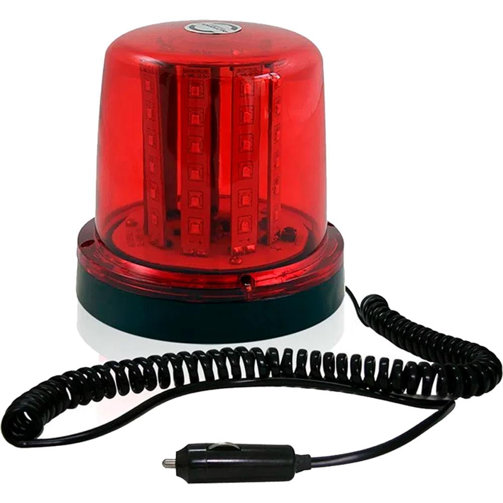 Giroled 12/24v 54 Leds Ima e Cabo Esp Universal Vermelho - adoromeucarro